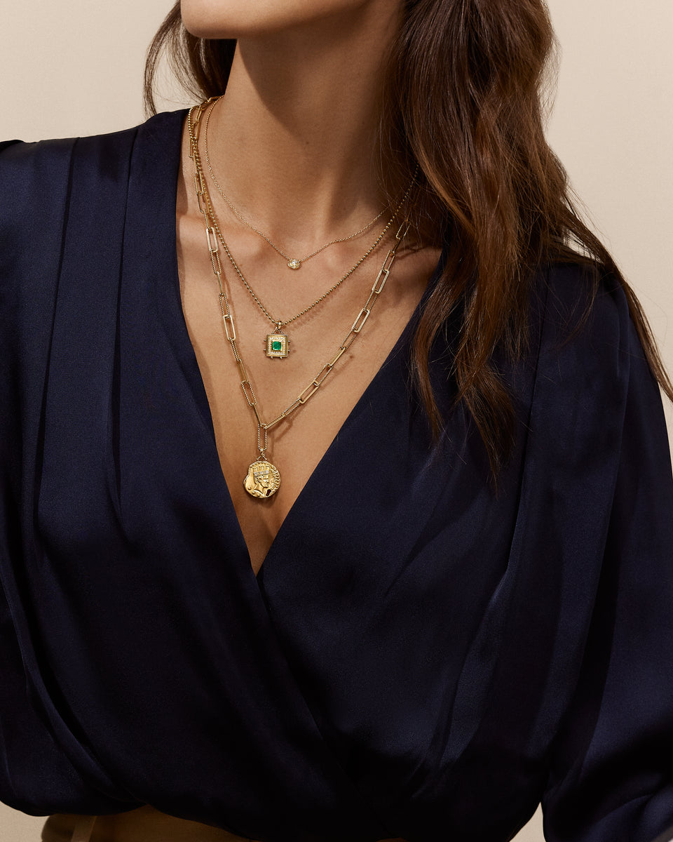 Large Twisted Rope Drop Chain – Emily Weld Collins